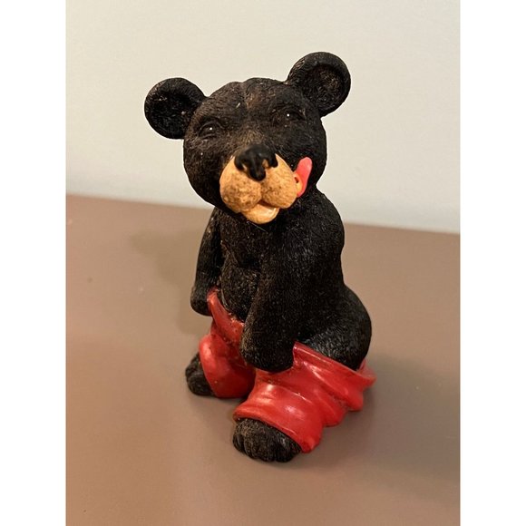 Accents | Vintage Bear Figurine With Droopy Drawers | Poshmark